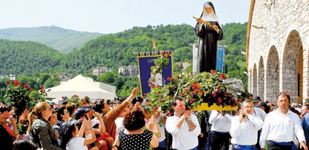 Santa Rita da Cascia, supplica e benedizione delle rose 22 maggio in ...